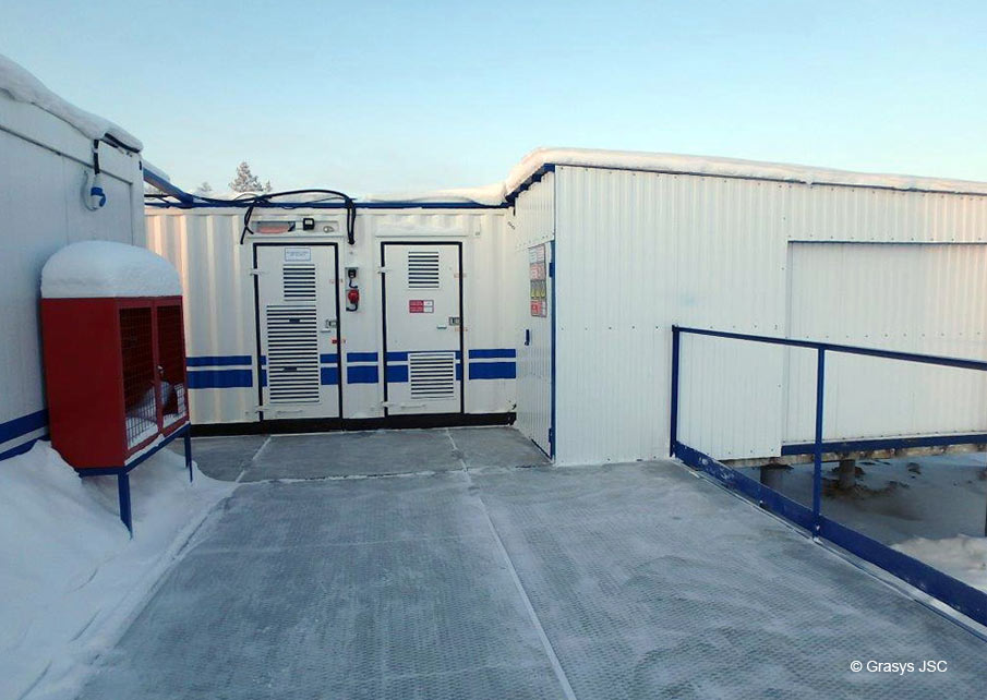 Projects - Containerized mobile oxygen plant - RNG JSC - site GRASYS JSC