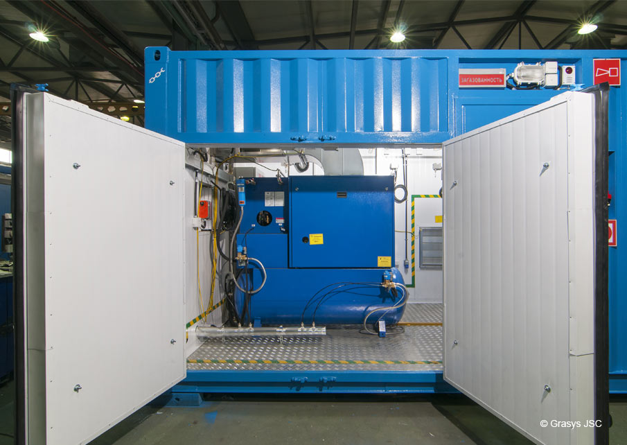 Projects - Nitrogen unit with generator Nitropower in modular container ...