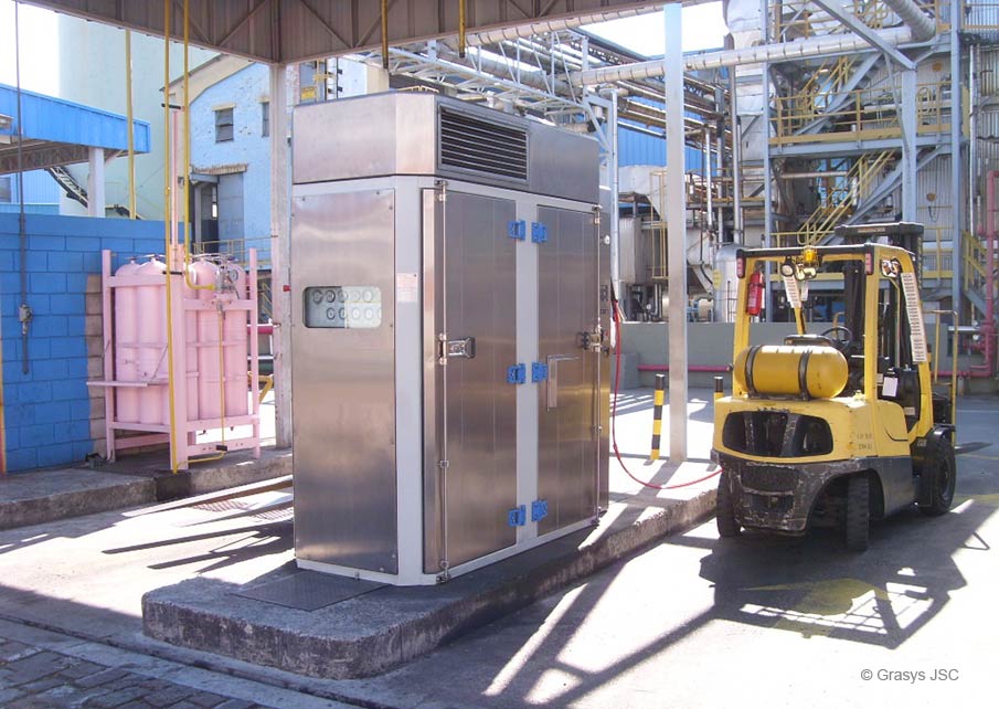 Modular CNG filling station ASPRO buy in Moscow | Grasys JSC