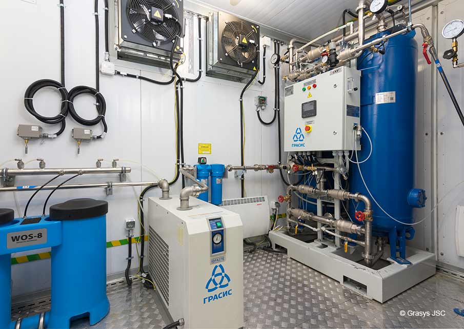 Medical Oxygen Stations Oxypower-433 buy in Moscow | GRASYS JSC