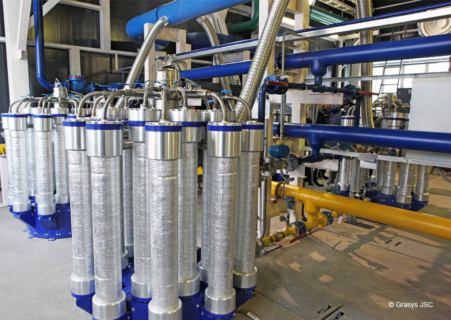 Projects - Membrane nitrogen unit Grasys - site GRASYS JSC