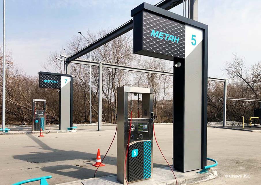 CNG dispensers ASPRO buy in Moscow | Grasys JSC