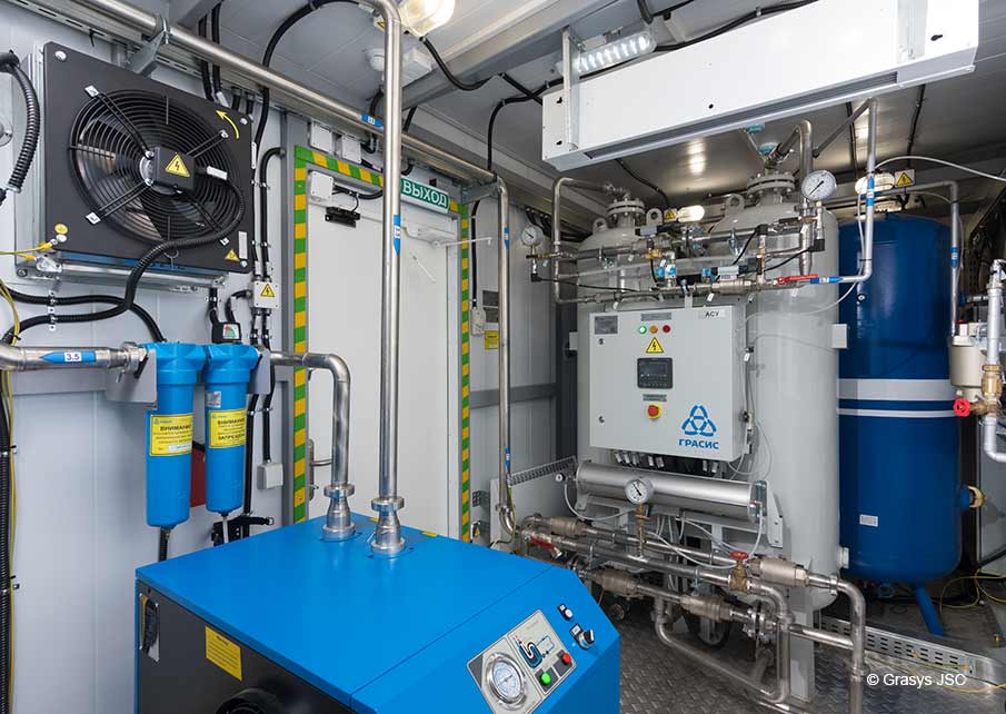 Medical Oxygen Stations Oxypower-433 buy in Moscow | GRASYS JSC