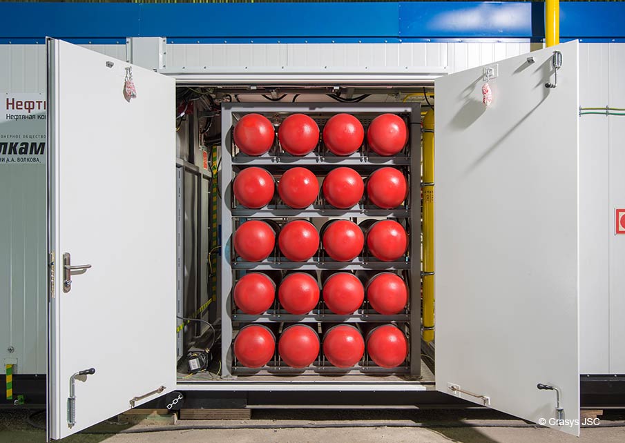 CNG storage system - order at low prices from Grasys JSC