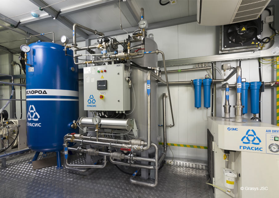 Projects - Medical oxygen plant in modular container - Health Center ...