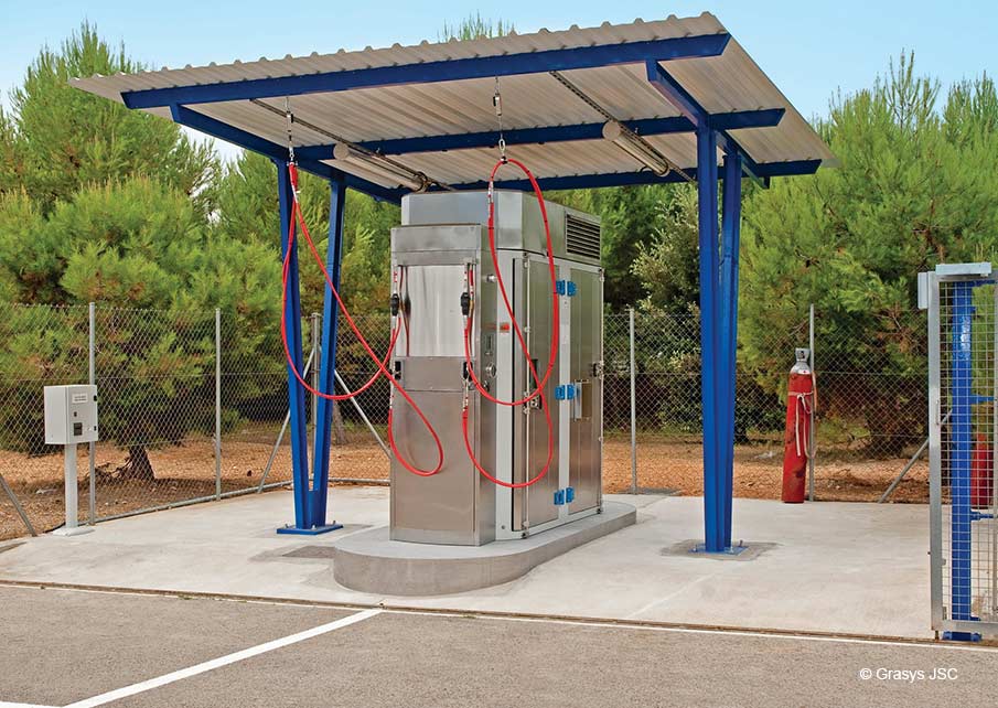 Modular CNG filling station ASPRO buy in Moscow | Grasys JSC