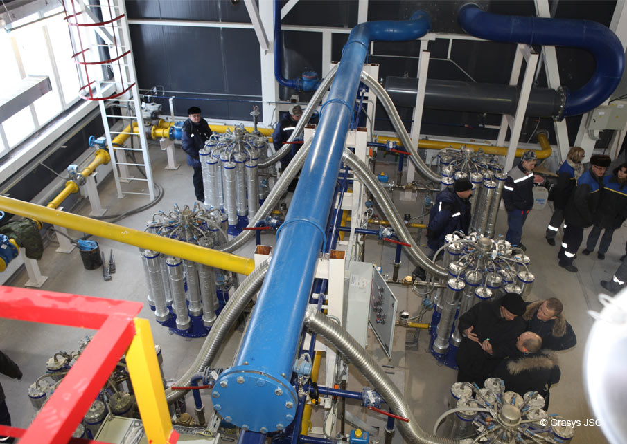 Projects - Membrane nitrogen unit Grasys - site GRASYS JSC