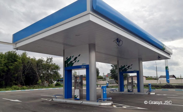 Projects - CNG station (1,200 m3/h) - Gazprom Gas Engine Fuel LLC ...
