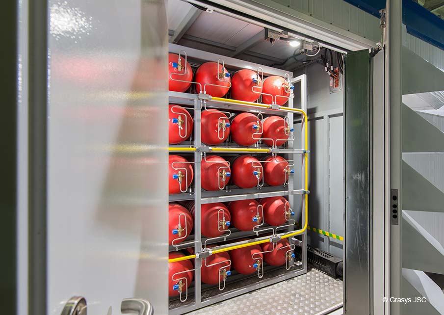 CNG storage system - order at low prices from Grasys JSC