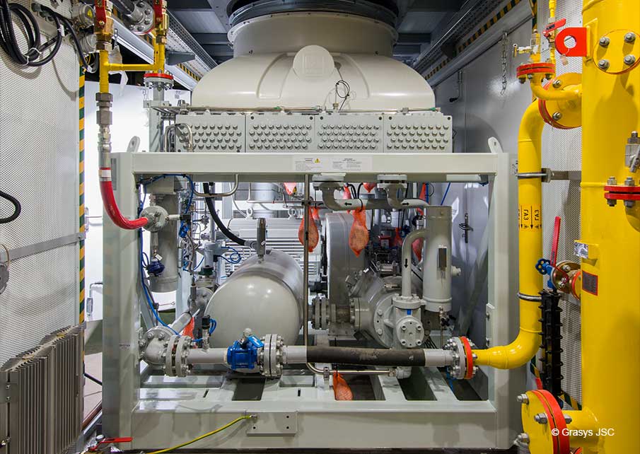 Natural пas сompressor АSPRO IODM-115 for automotive gas-filling ...