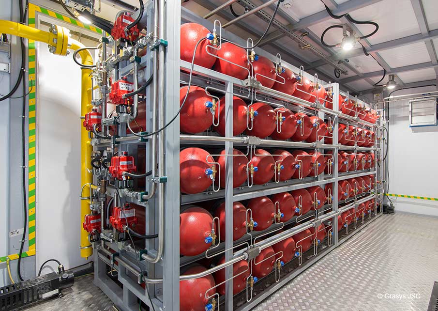 CNG storage system - order at low prices from Grasys JSC