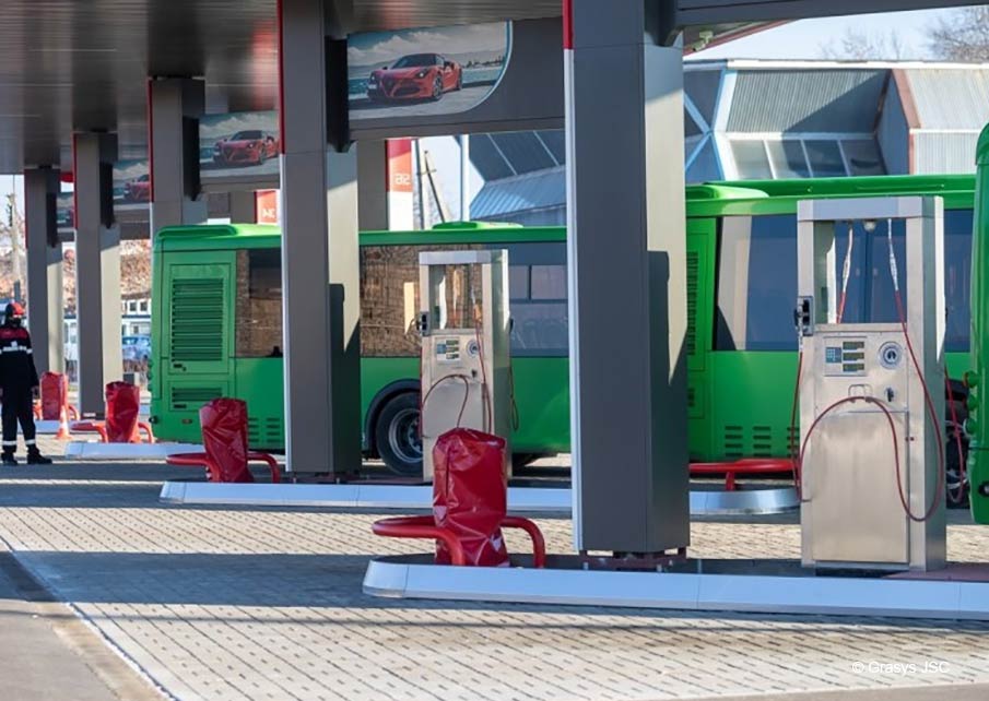 CNG dispensers - order at low prices from Grasys JSC