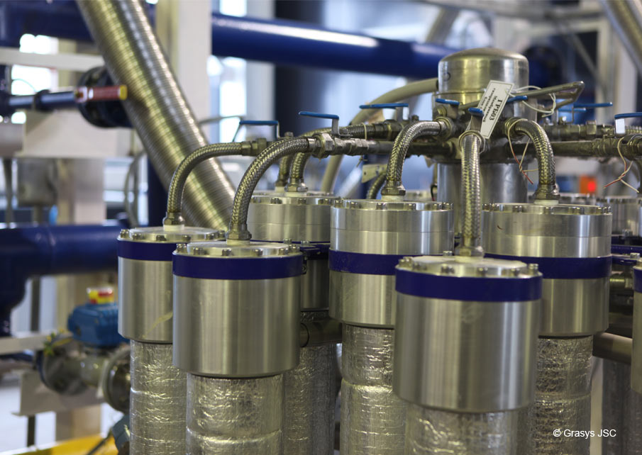Projects - Membrane nitrogen unit Grasys - site GRASYS JSC