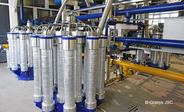 Projects - Membrane nitrogen unit Grasys - site GRASYS JSC