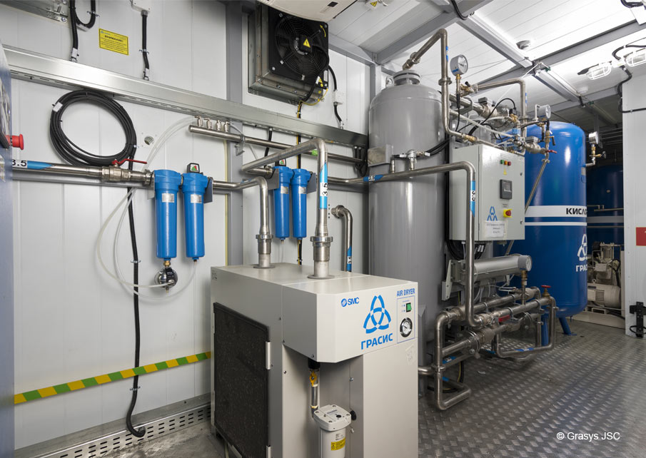 Projects - Medical oxygen plant in modular container - Health Center ...