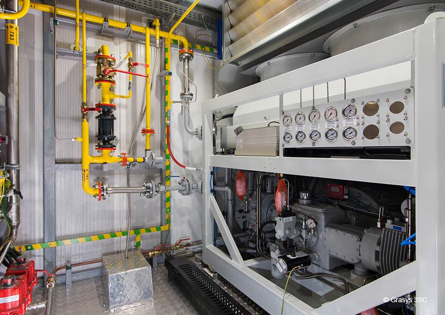 Natural Gas Compressor ASPRO IODM-70 buy in Moscow | Grasys JSC