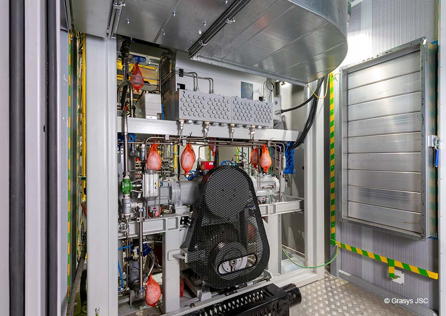 Natural gas compressor АSPRO C-50 buy in Moscow | Grasys JSC