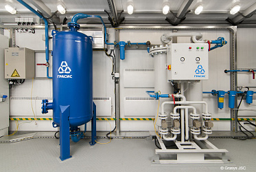 Projects - Skid-mounted air compressor plant - Suzun JSC - site GRASYS JSC